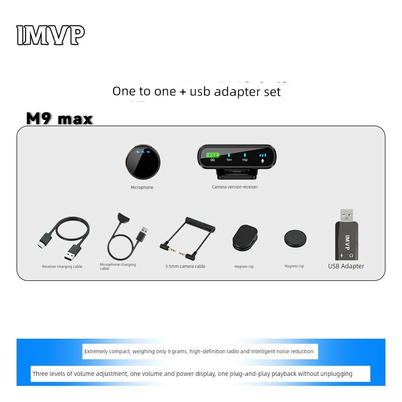 Набор 1 микрофон с USB переходником для Apple Mac Mini беспроводного микрофона-брелока