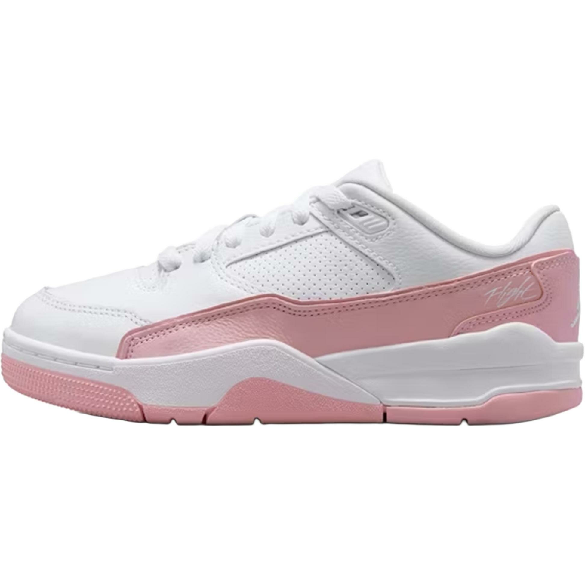 Баскетбольные кроссовки унисекс Jordan FLIGHT COURT Low top розовые белые 37.5 EU