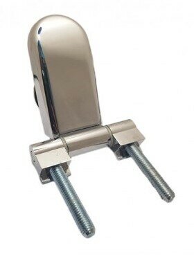 Петля для стеклянной двери в сауну 75 хром