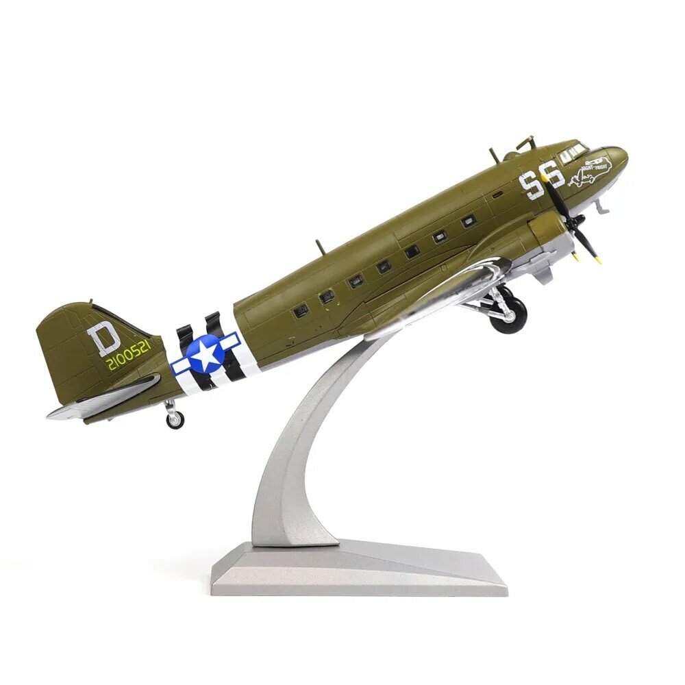 Модель самолёта Douglas C-47 Nsmodel, 1:100, металл, пластик, запеченная эмаль
