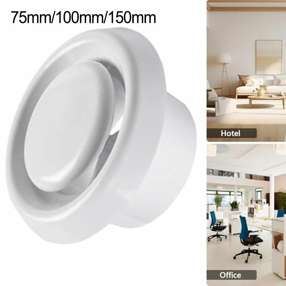 OZ-TRFI 75-150 мм Пластиковый круглый потолочный вентиляционный люк Крышка потолочного вентиляционного отверстия