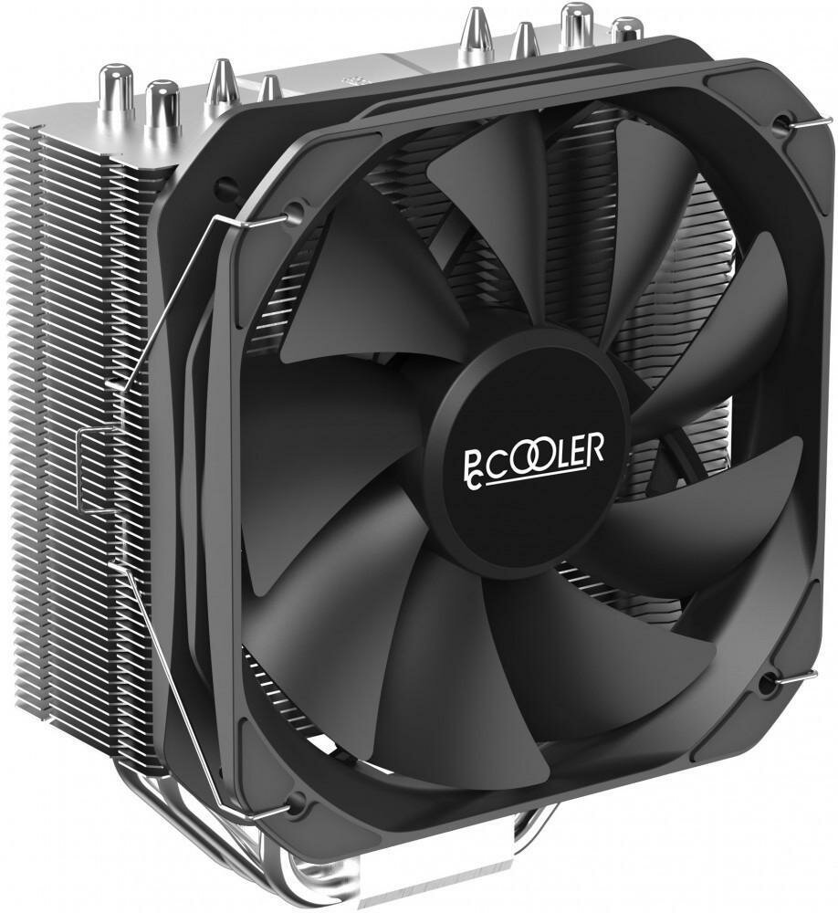 Кулер для процессора/ PCCooler PALADIN 400 (200W, 4-pin PWM, 157mm, Al/Cu, 4x6mm, 1x130mm, 76.85CFM, 29dBA, 1600RPM, S: 1851/1700/1200/115X, AM5/AM4,