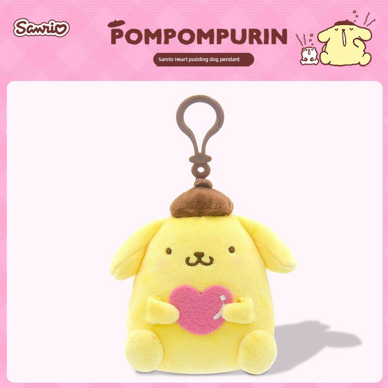 Оригинальный плюшевый кулон Sanrio «Овечка-пианист» — милый плюшевый игрушечный кукольный брелок для сумки, подарок для