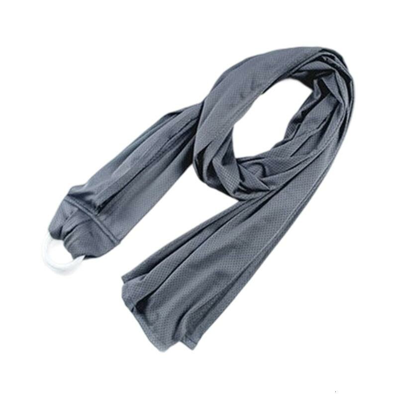 Дышащие слинги для малышей с безопасными двойными кольцами для комфортного ношения без рук, Серый