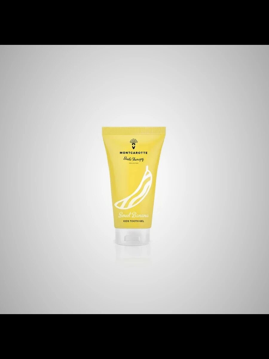 MontCarotte Sweet Banana KIDS Tooth Gel, Детская зубная паста MontCarotte "Детский зубной гель “Сладкий Банан" 30 мл