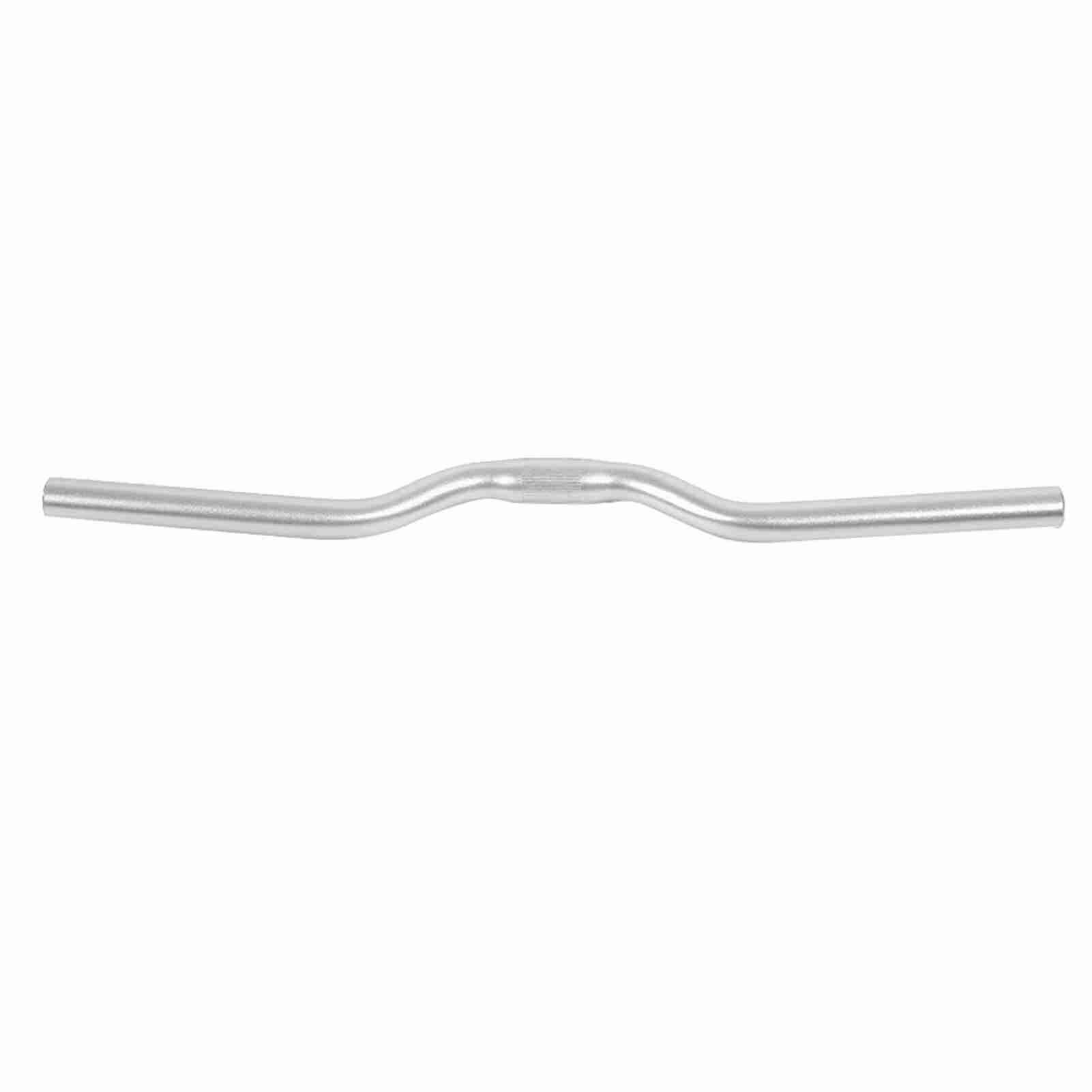 Aluminum Fixed Gear Bike Road Bicycle Riser Bar Handlebar 25.4mm*520mm (silvery)