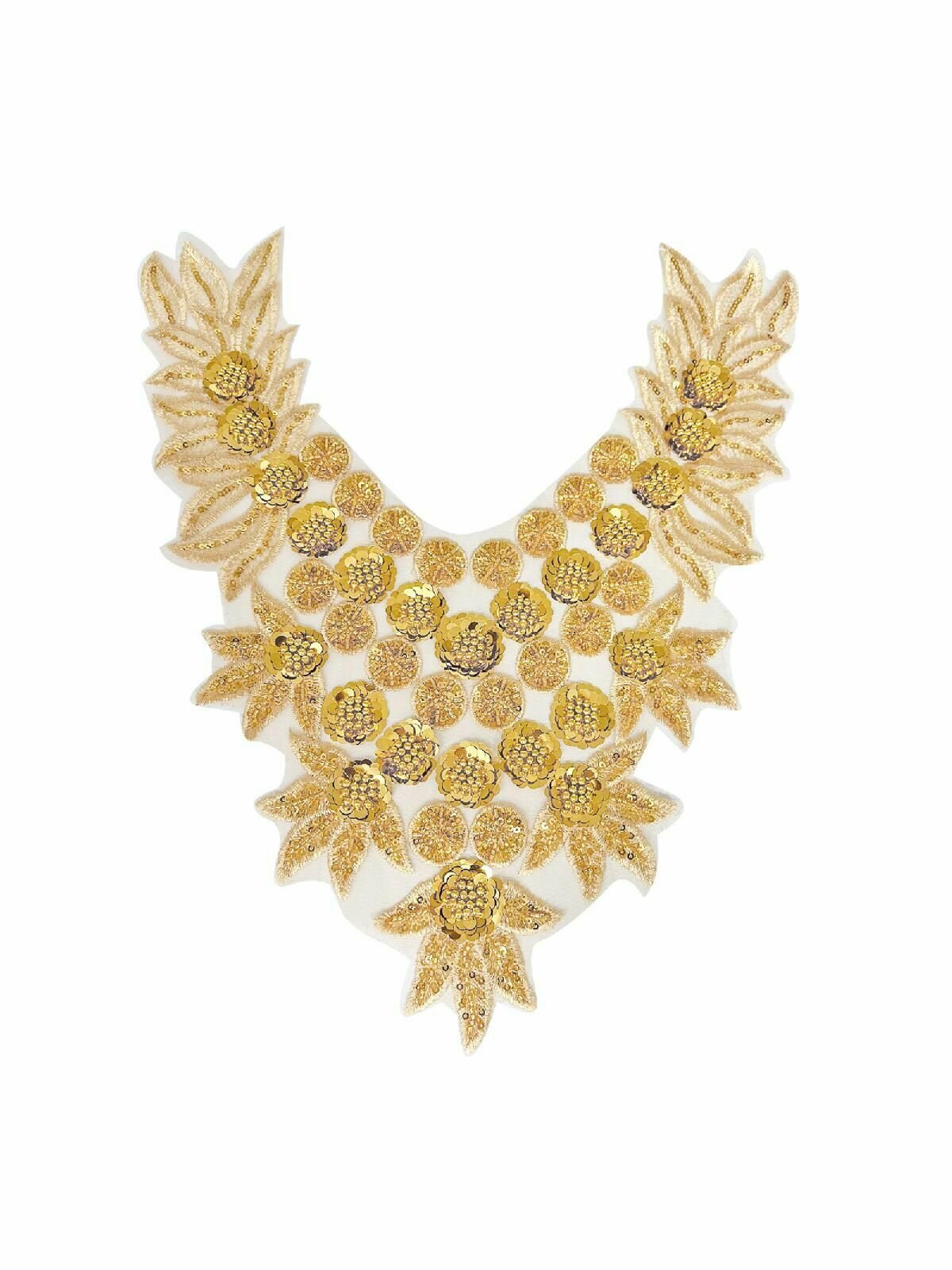 Вышитые бисером воротнички