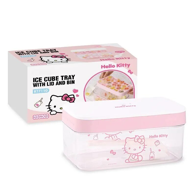 Форма для льда "Hello kitty A01L", Светло-розовый, пластик, 1 шт — фото 1