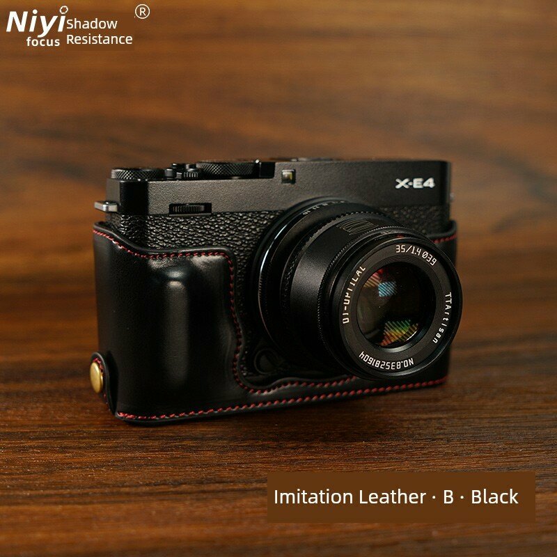 Чехол для камеры Fuji XE4 стиля B из сукна, черный цвет для фотосъемки