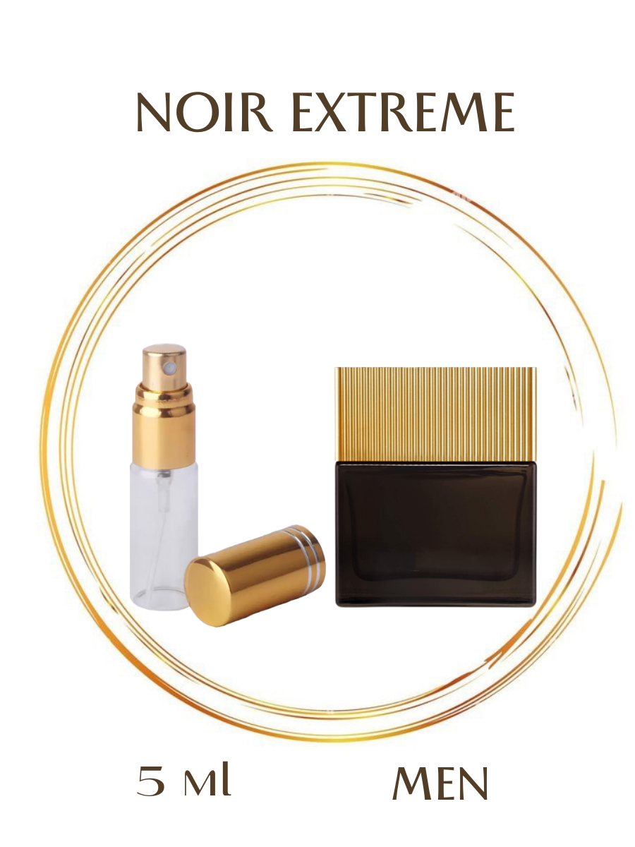 Духи парфюм Noir Extreme спрей 5 мл мужские, восточные, древесные