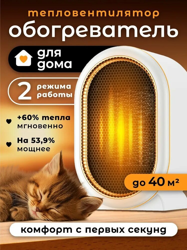 Мини обогреватель для дома электрический Savlaro