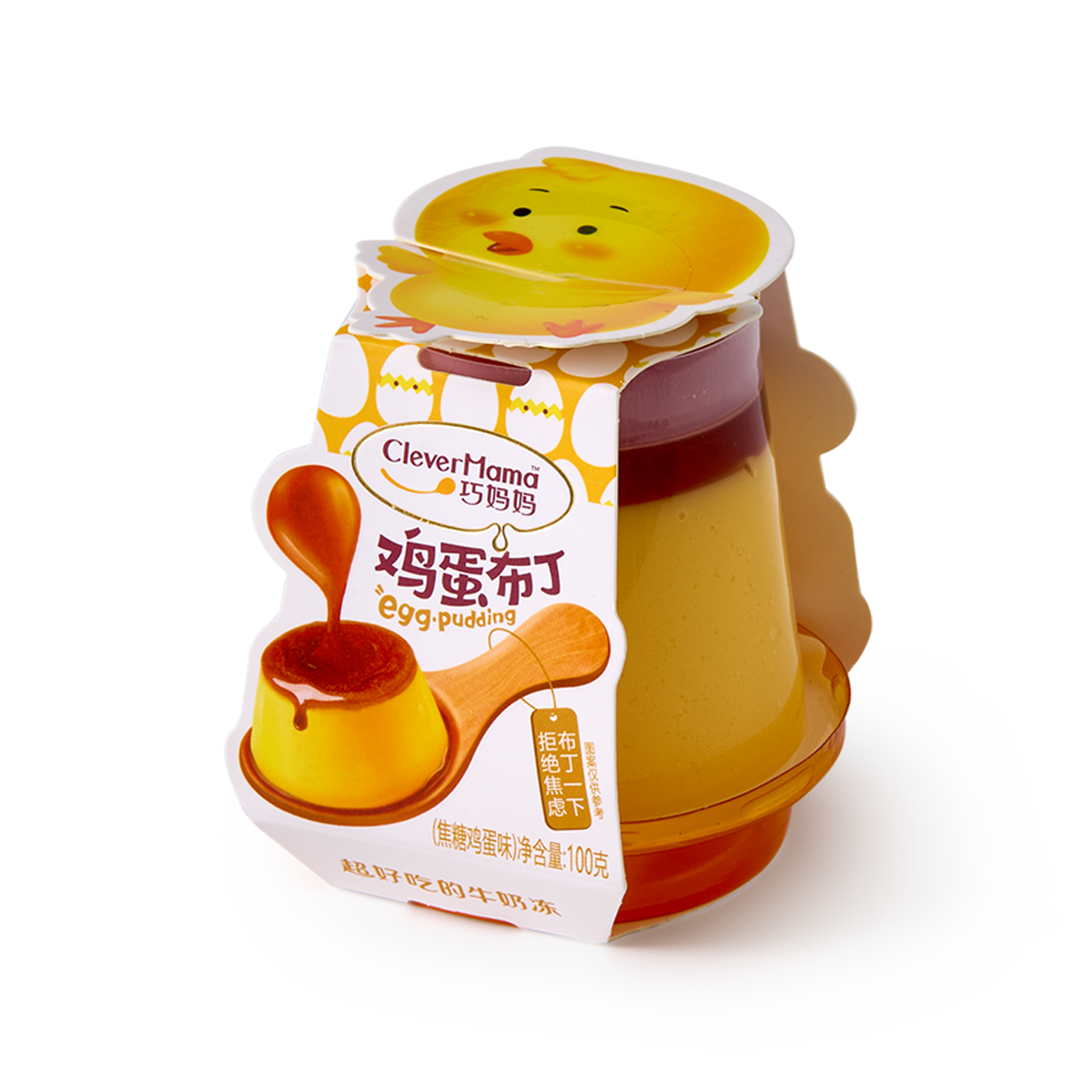 Пудинг Clever Mama "Карамель", порционный, 100 граммов, 1 упаковка