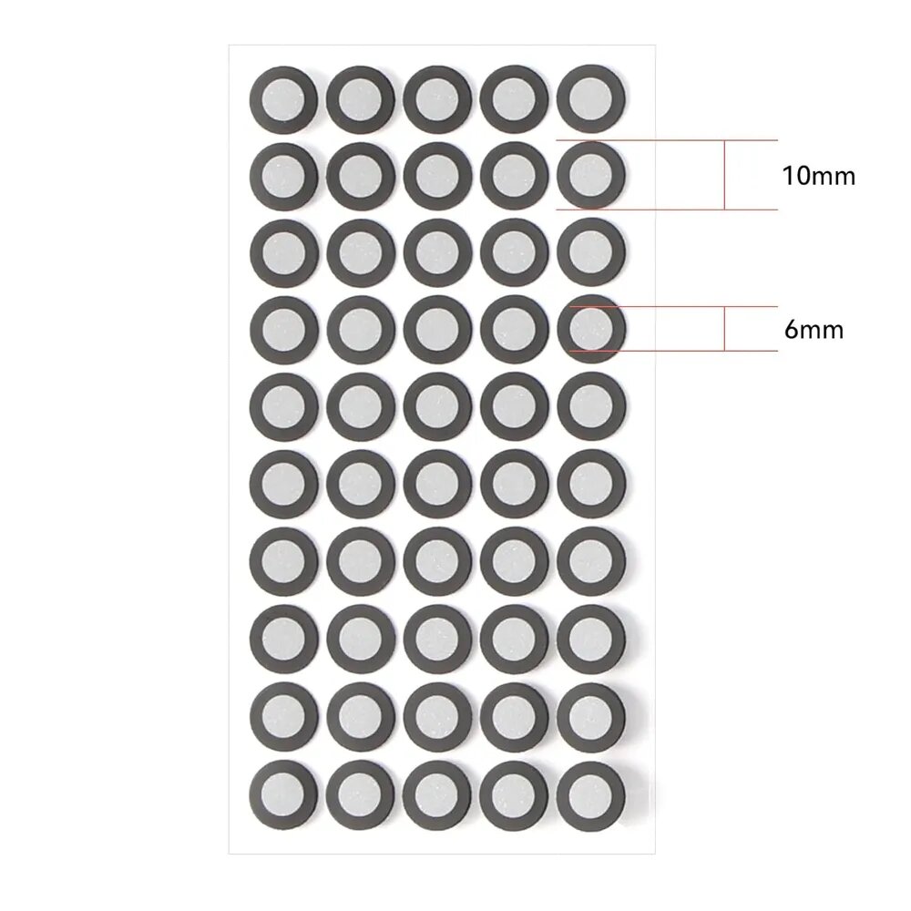 Creality Точка для 3D-сканирования 6 мм для 3D-сканера Creality CR-Scan Raptor/Otter/ Ferret Pro, отслеживающая точечные маркеры диффузного отражения (10 листов итого 500 баллов)