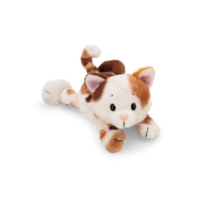 NICI Рыжая кошка лежащая плюшевая игрушка, 20 см мягкая подарочная игрушка
