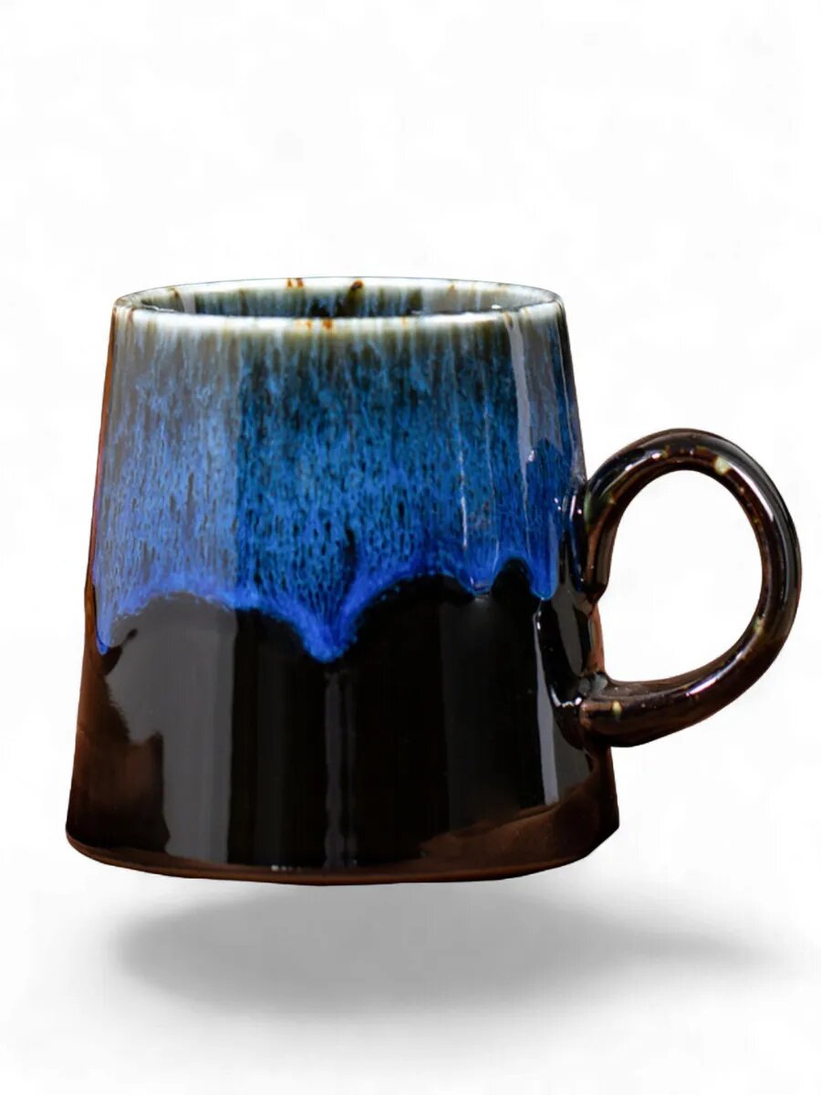 Кружка Китобой "Dark Blue", керамика, 430 мл, цвет синий, черный