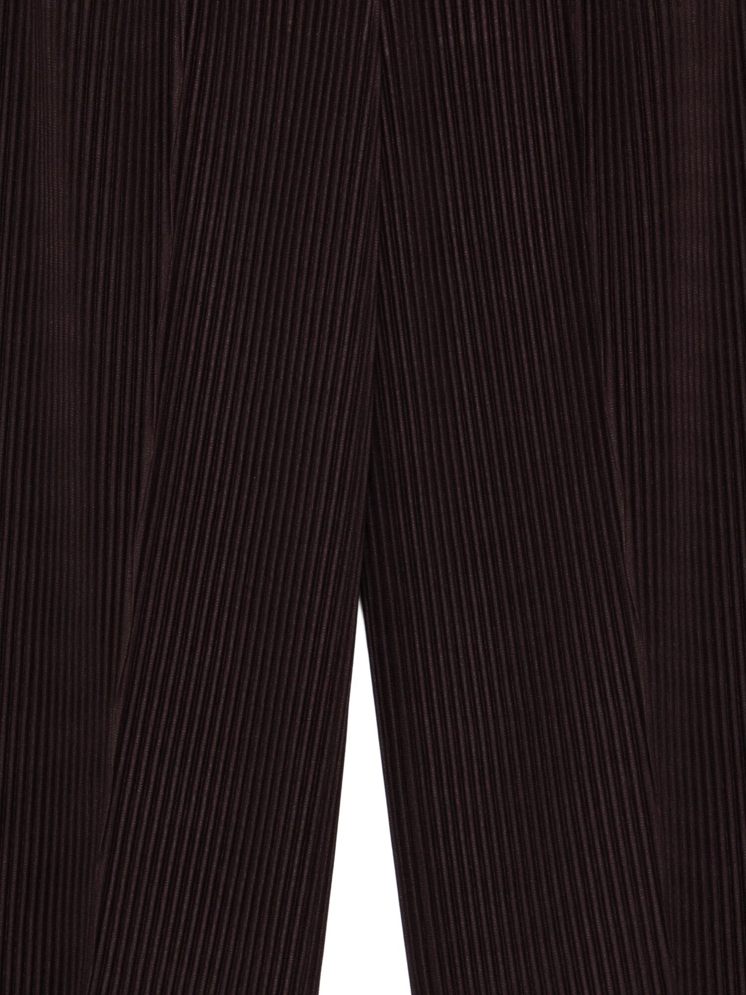 Брюки классические HOMME PLISSE ISSEY MIYAKE, размер 3, коричневый — фото 1