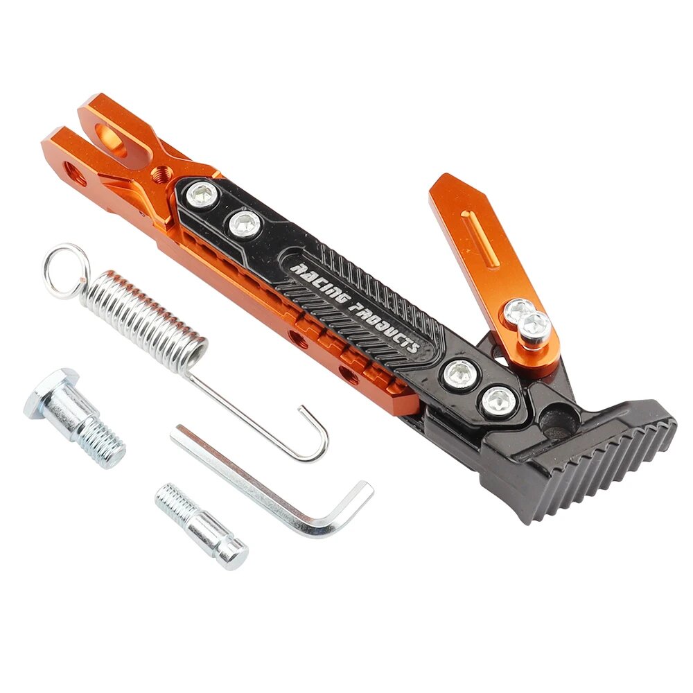 Универсальная Боковая Подножка Для Мотоцикла Из Алюминиевого Сплава, Регулируемая, Для Orange