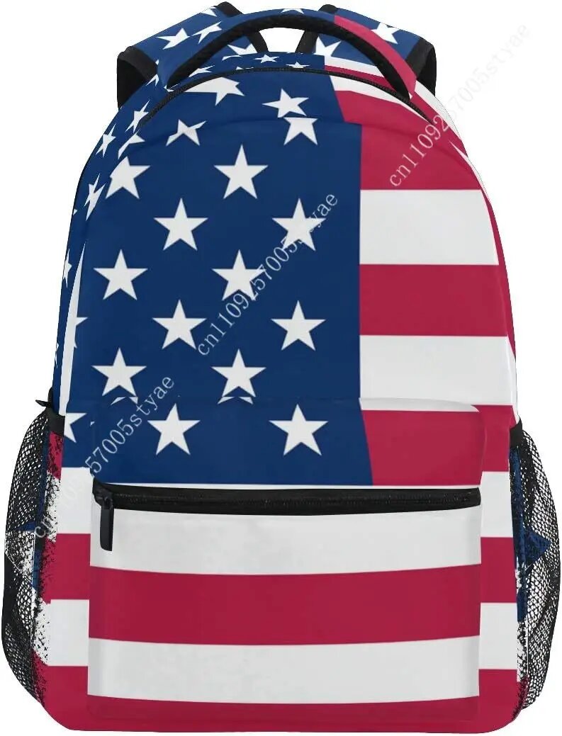 Сумка с флагом США, рюкзак, модный рюкзак, большой вместительный рюкзак, легкие сумки на плечо для путешествий на открытом воздухе