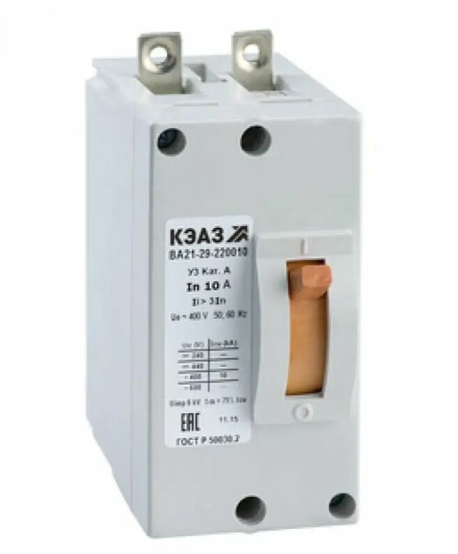 Автоматический выключатель ВА21 29 220010 20А 3Iн 440DC У3 КЭАЗ