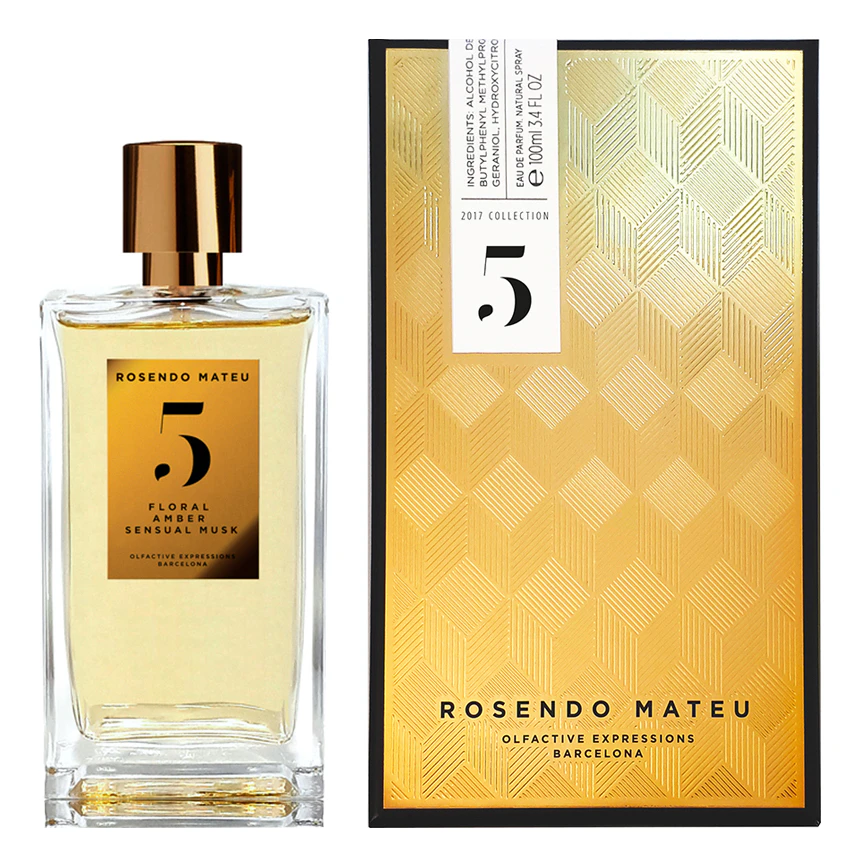 Rosendo Mateu 5 Floral Amber Sensual Musk унисекс парфюмерная вода 100 мл