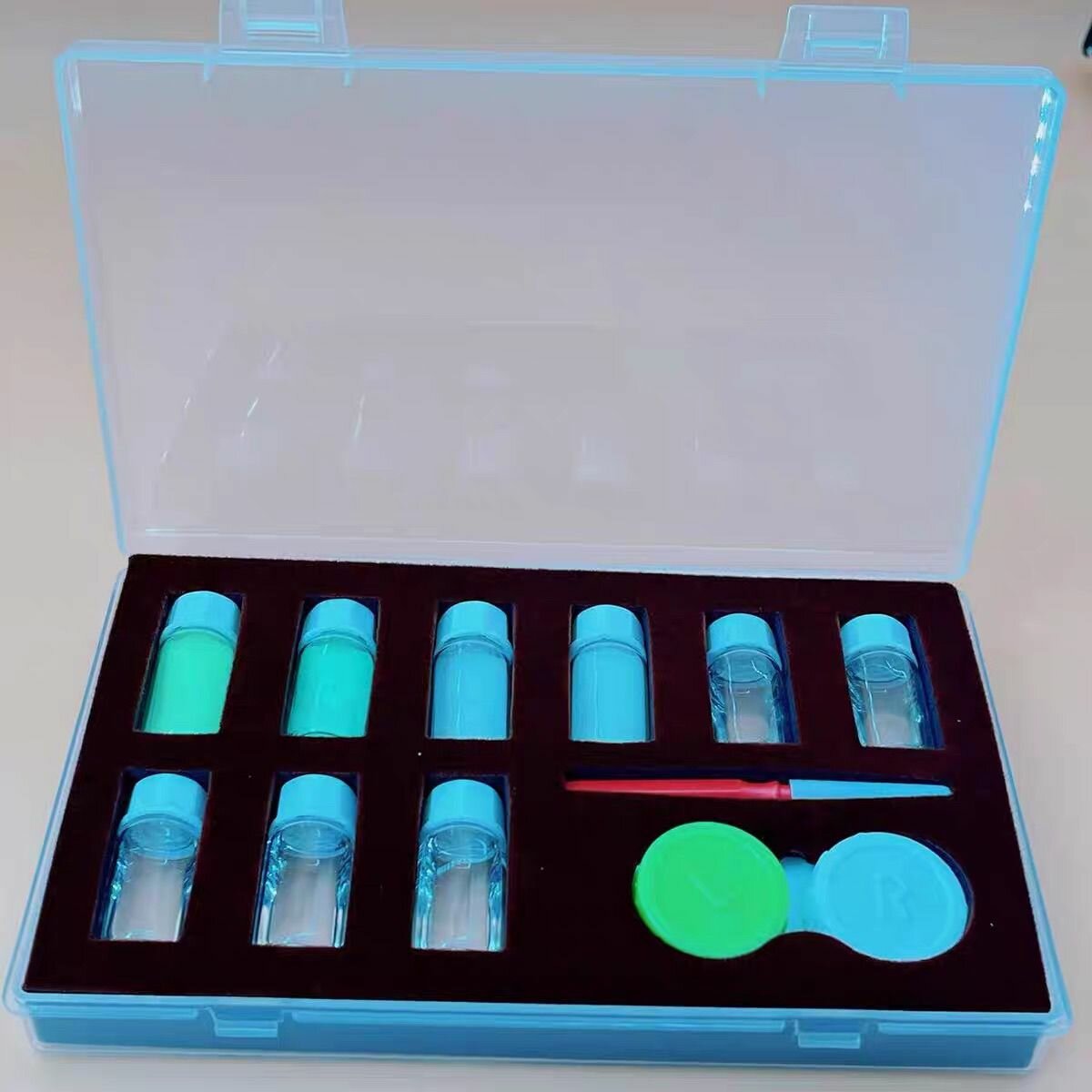 Инструменты для ремонта часов, набор светящихся порошков, набор флуоресцентных порошков, набор светящихся порошков для часов, набор флуоресцентных порошков в коробке