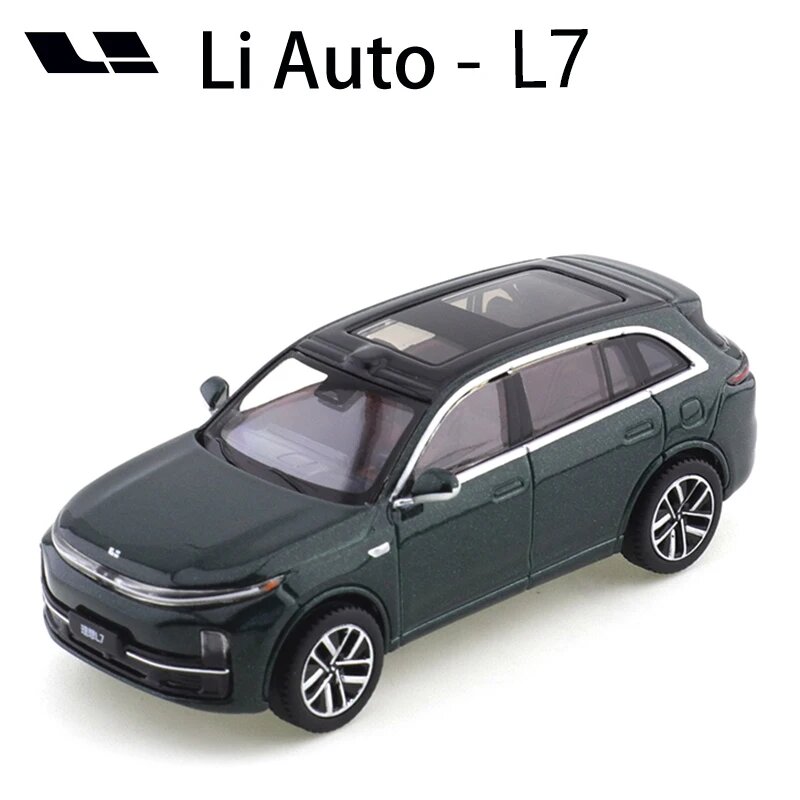 Li Auto L7, металлическая модель автомобиля 1/64, цвет: L7 green