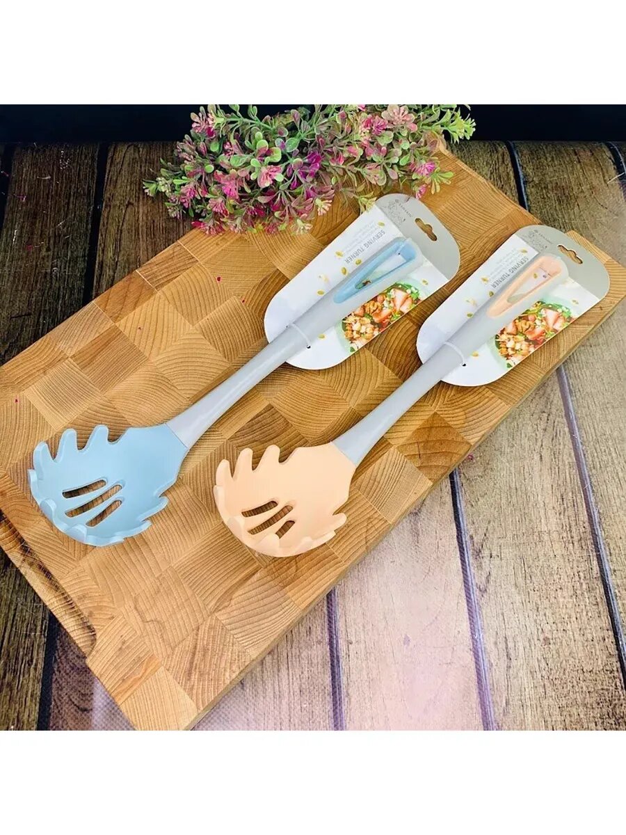 Ложка кухонная для спагетти Lenardi, силиконовая, 31,5 см