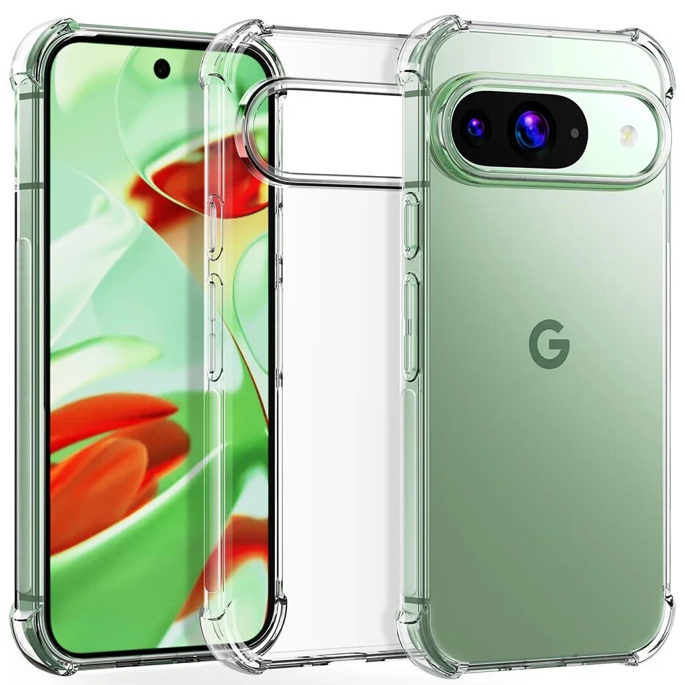 Противоударный силиконовый мягкий чехол военного класса для Google Pixel 10 9 11 Pro Гугл Пиксель 10