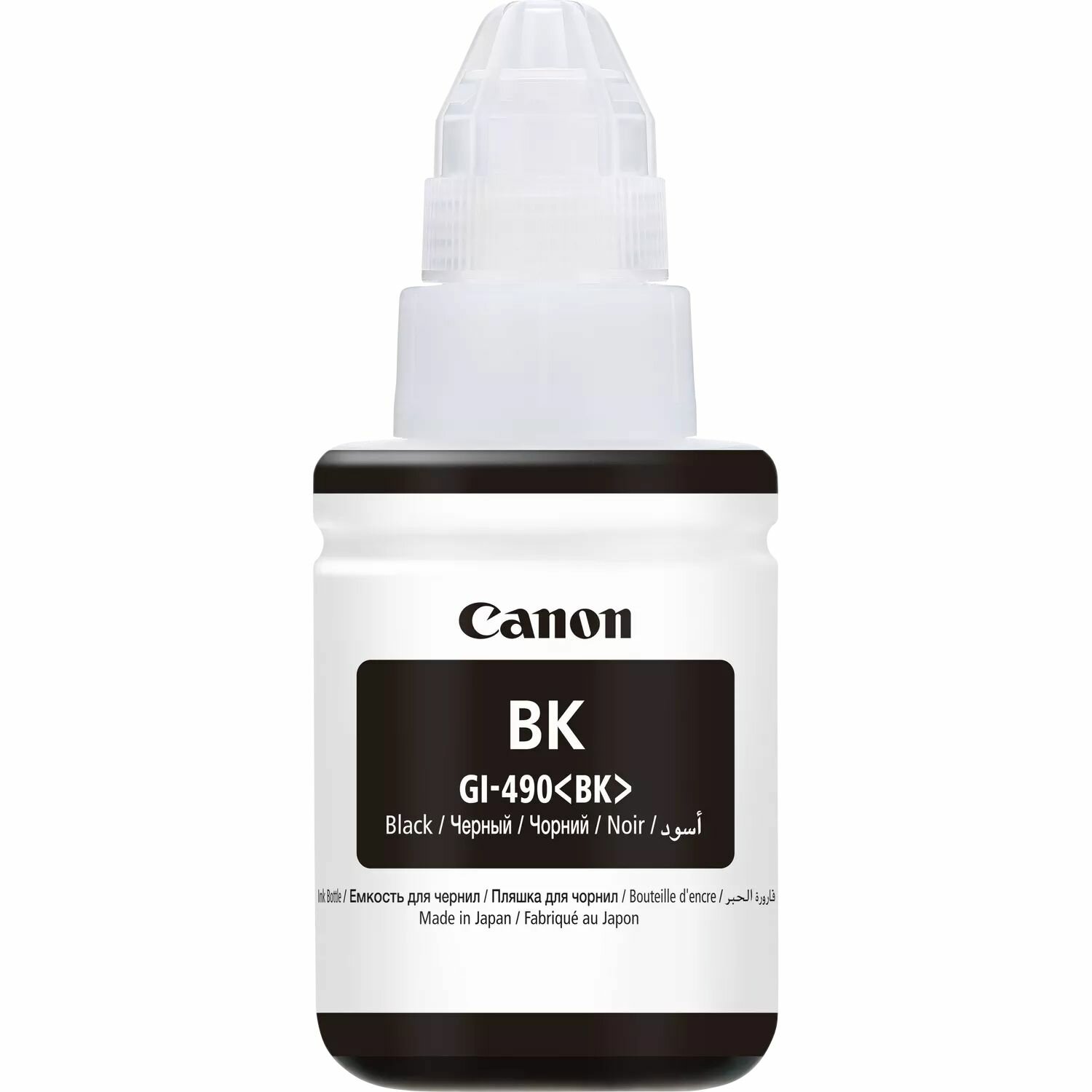 Чернила для струйного принтера Canon GI-490 BK, черный