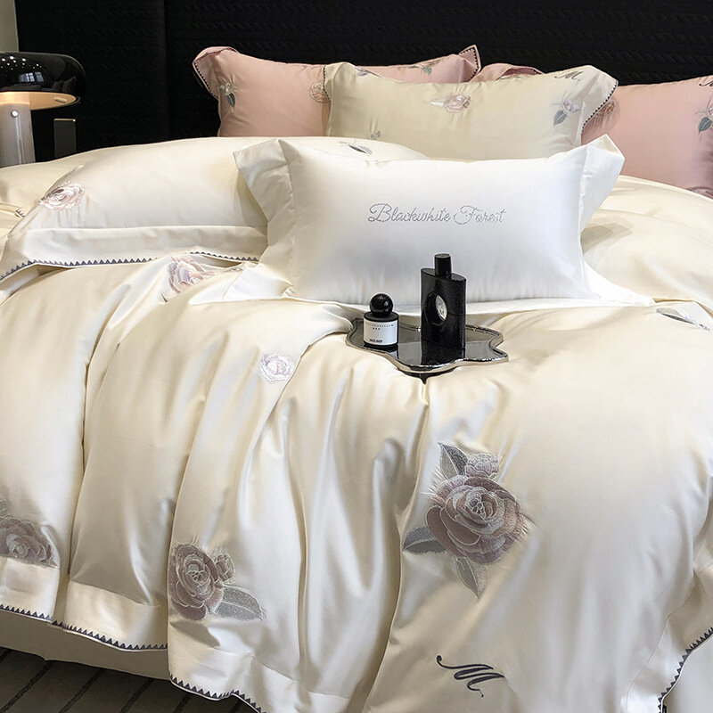 Lia Princess Ивовый 1,5 м Пододеяльниковый комплект (4 шт.) с пододеяльником 2,0x2,3 м - Мягкий хлопковый лен