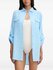 Рубашка Melissa Odabash Button-up chest-pocket shirt, размер 44, Синий принт