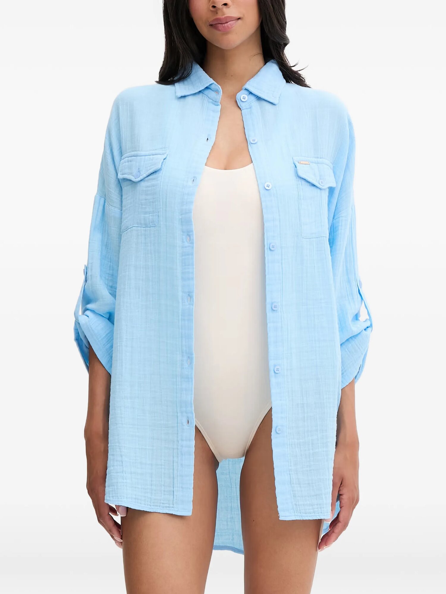 Рубашка Button-up chest-pocket shirt