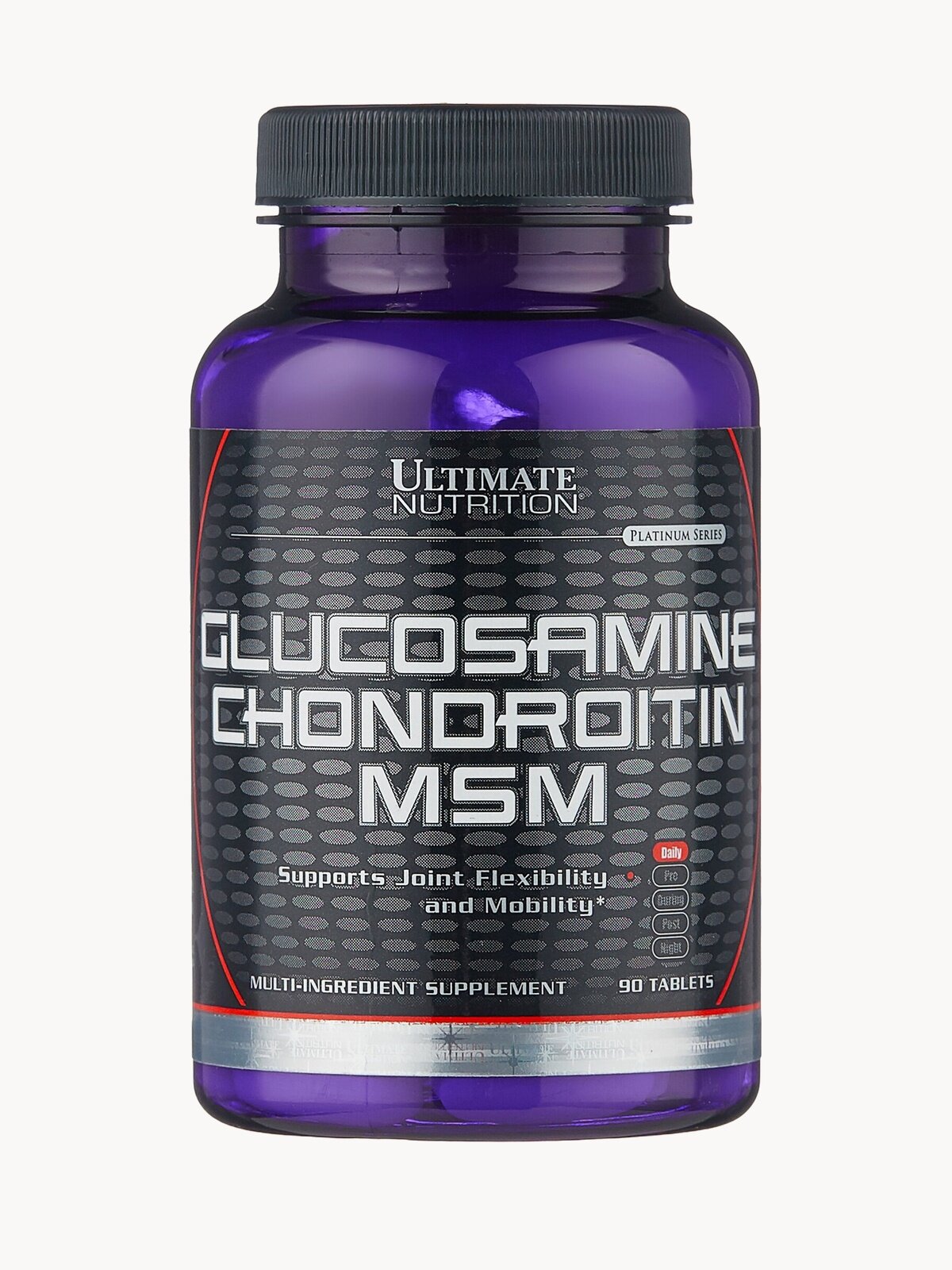 Препарат для связок и суставов Ultimate Nutrition Glucosamine & Chondroitin & MSM (Глюкозамин, Хондроитин, МСМ) 90 табл