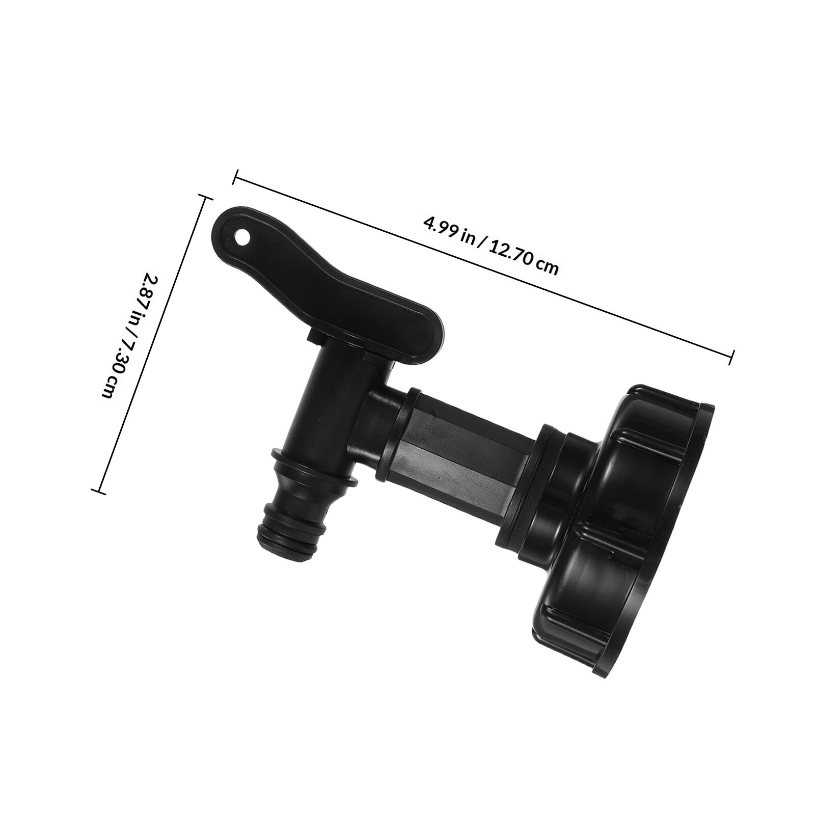 Кран Для Бочки Из Пластика С Высокой Проходимостью 12.70X7.30X7.30Cm