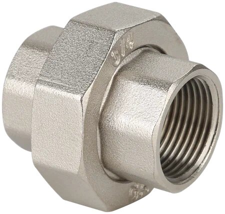 Американка прямая, ВР-ВР, никелированная, 1" Gappo (G2225.06)