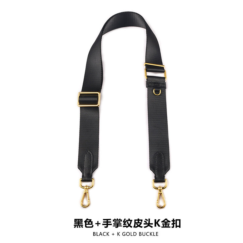 Ремень MHS-F-1, для сумки Hobo, черный, широкий, плечевой, "пять в одном"