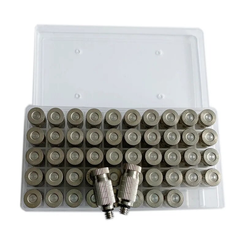 Форсунки для тумана S365, латунь, 0,1-0,8 мм, 100 шт Nickel 0.15mm nozzle