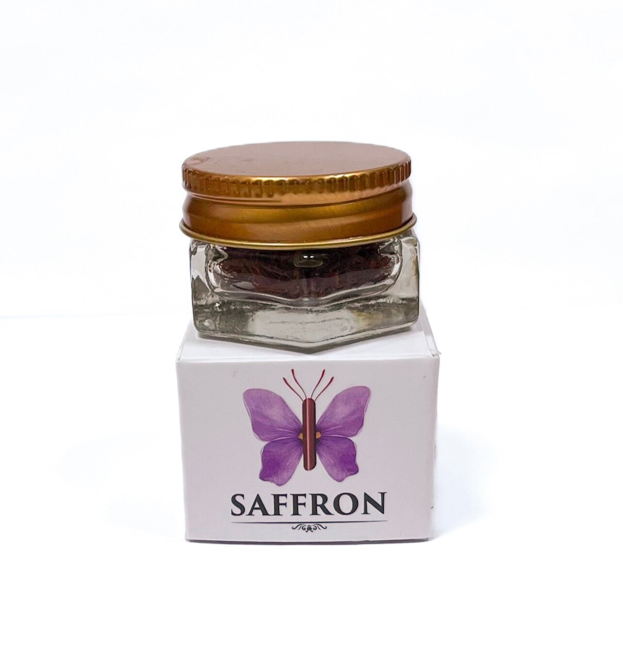 SAFFRON (KESAR) Bharat Bazaar (Шафран, Кесар, Бхарат Базар), стеклянная банка, 1 г.