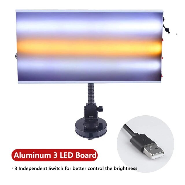 Super PDR Tools Dent Reflector LED pdr Лампа Line Board Light Инструменты для ремонта вмятин Детектор вмятин Использование для удаления вмятин на кузове автомобиля Aluminum Line Board