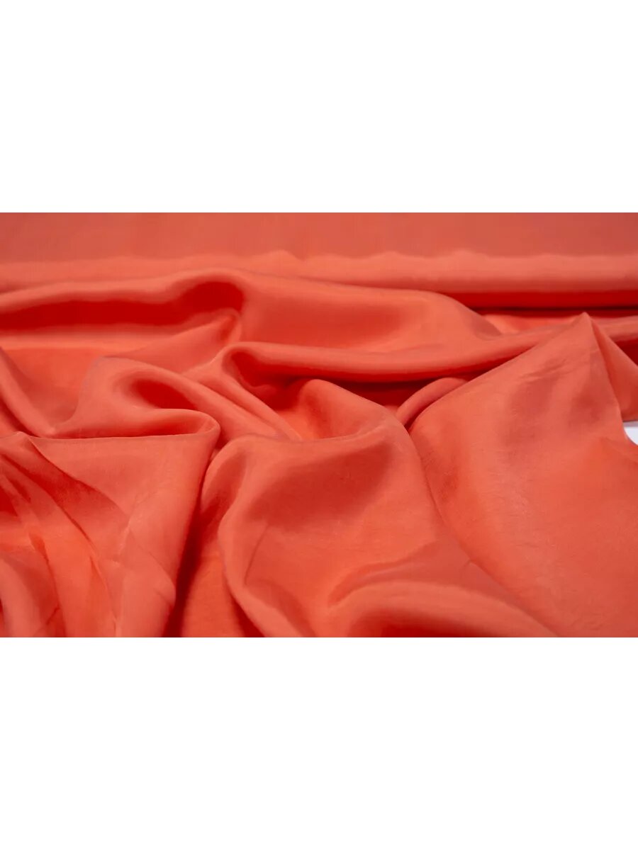 Подкладочная ткань купра с эластаном лосось