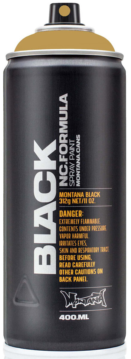 Краска для граффити аэрозольная MONTANA BLACK песочная 0,4л 8010 BLK