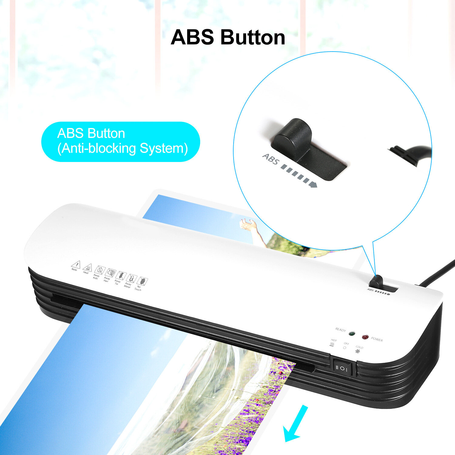 Ламинатор SL299 (A4), горячее/холодное ламинирование, 20 пакетов, резак, уголкорез