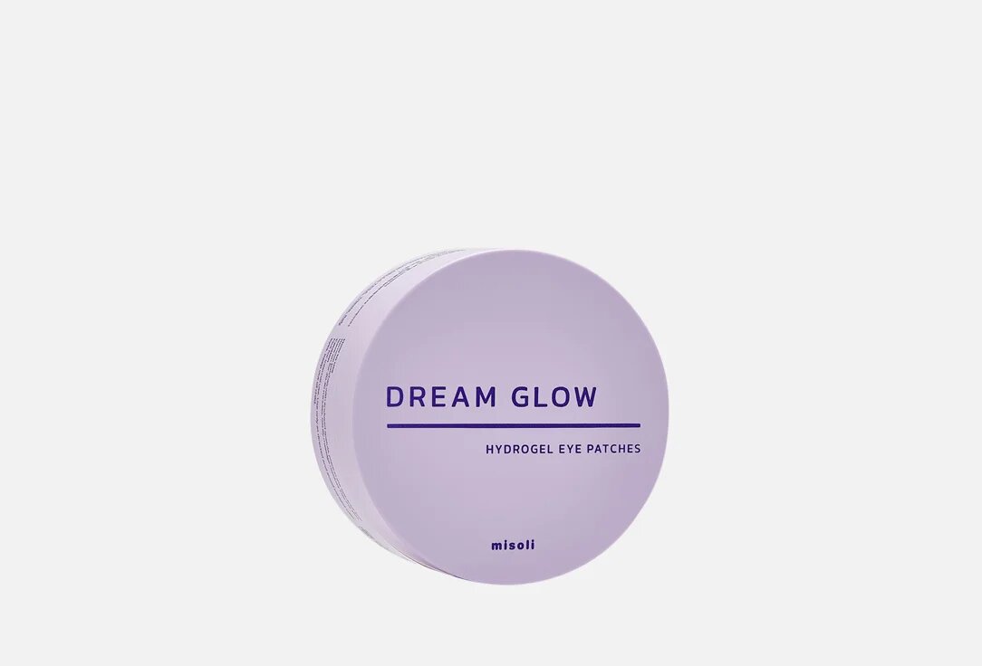 Патчи Misoli DREAM GLOW, для всех типов кожи, гидрогелевые, увлажнение, улучшение цвета, 60 шт