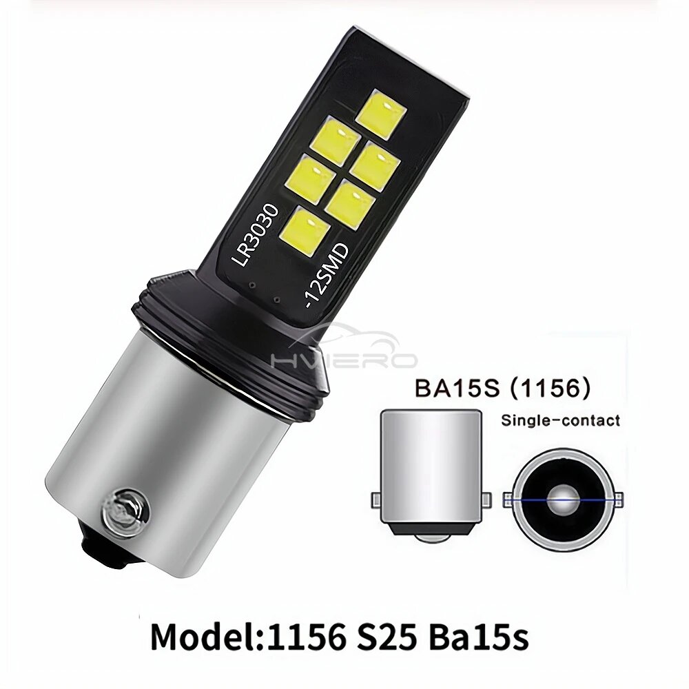 1156 BA15S LED стоп-сигнал Red 12SMD