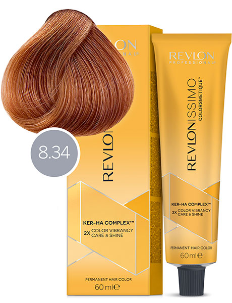 Revlonissimo Colorsmetique High Coverage 8-34 Светлый Блондин Золотисто -медный 60мл