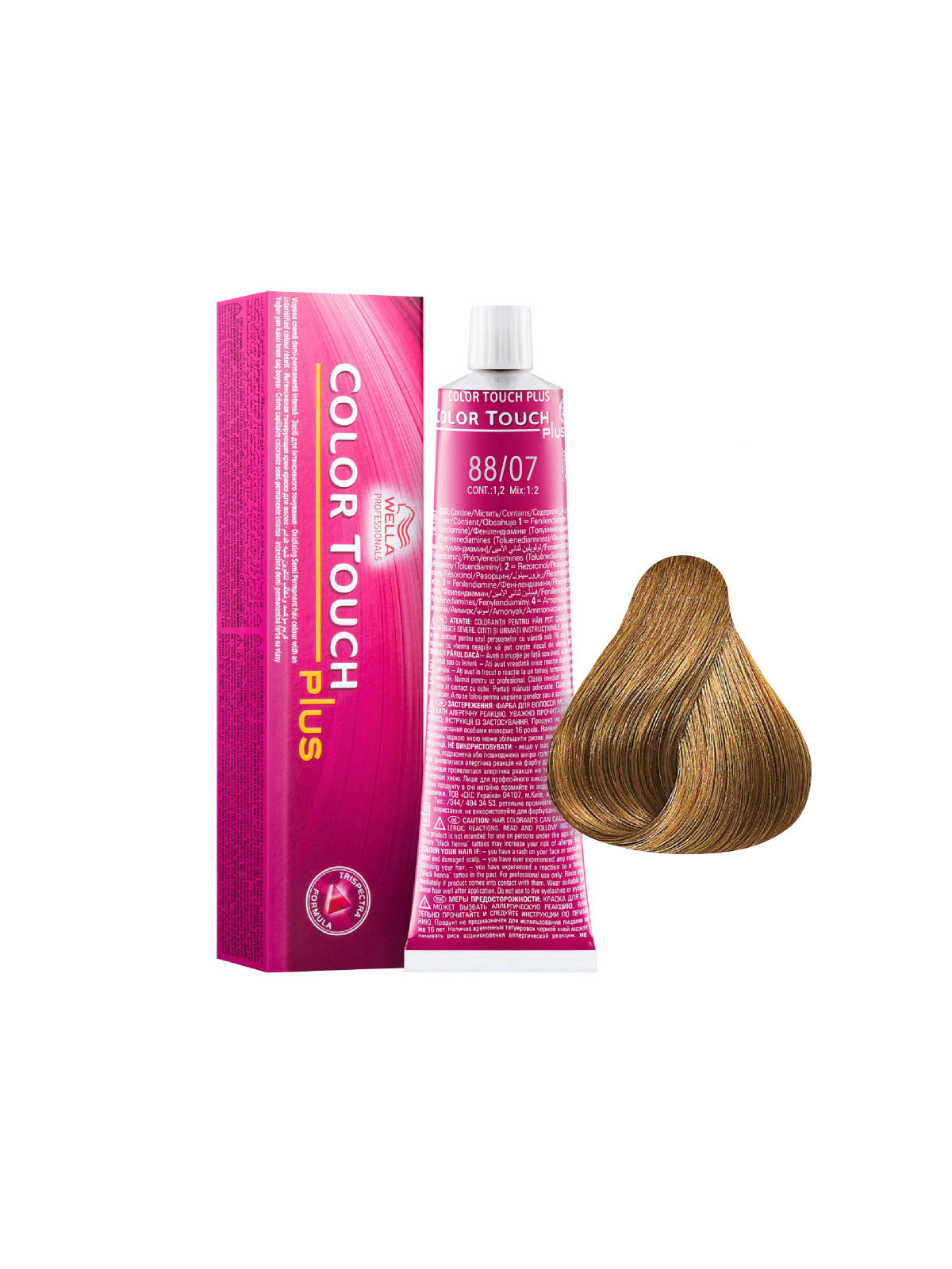 Wella Color Touch Plus 88/07 - Тонирующая краска без аммиака платан 60 мл