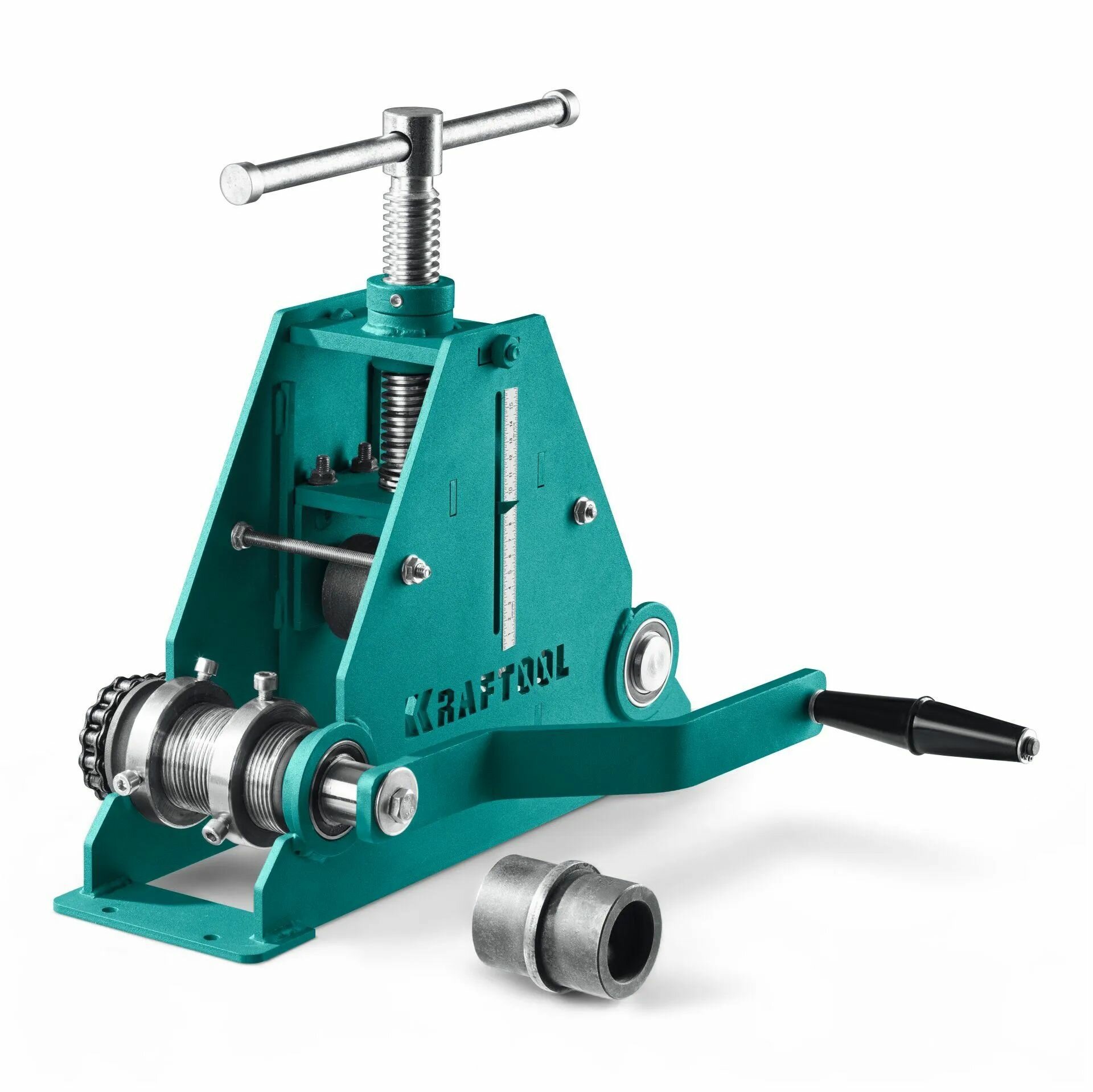 Профилегибочный станок Kraftool 23630-60, цепной, для проката металлопрофилей 60x40мм
