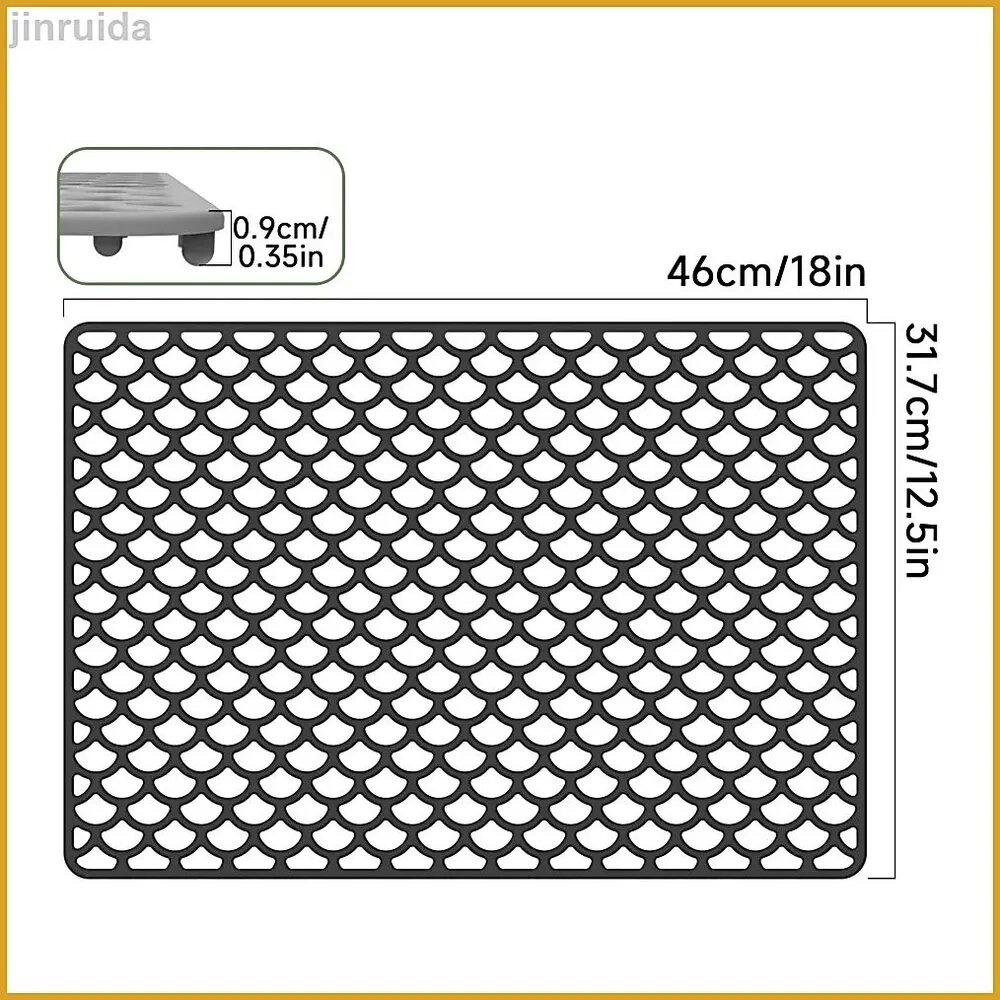 Коврик для раковины 46.1 см х 31 см, 1 шт