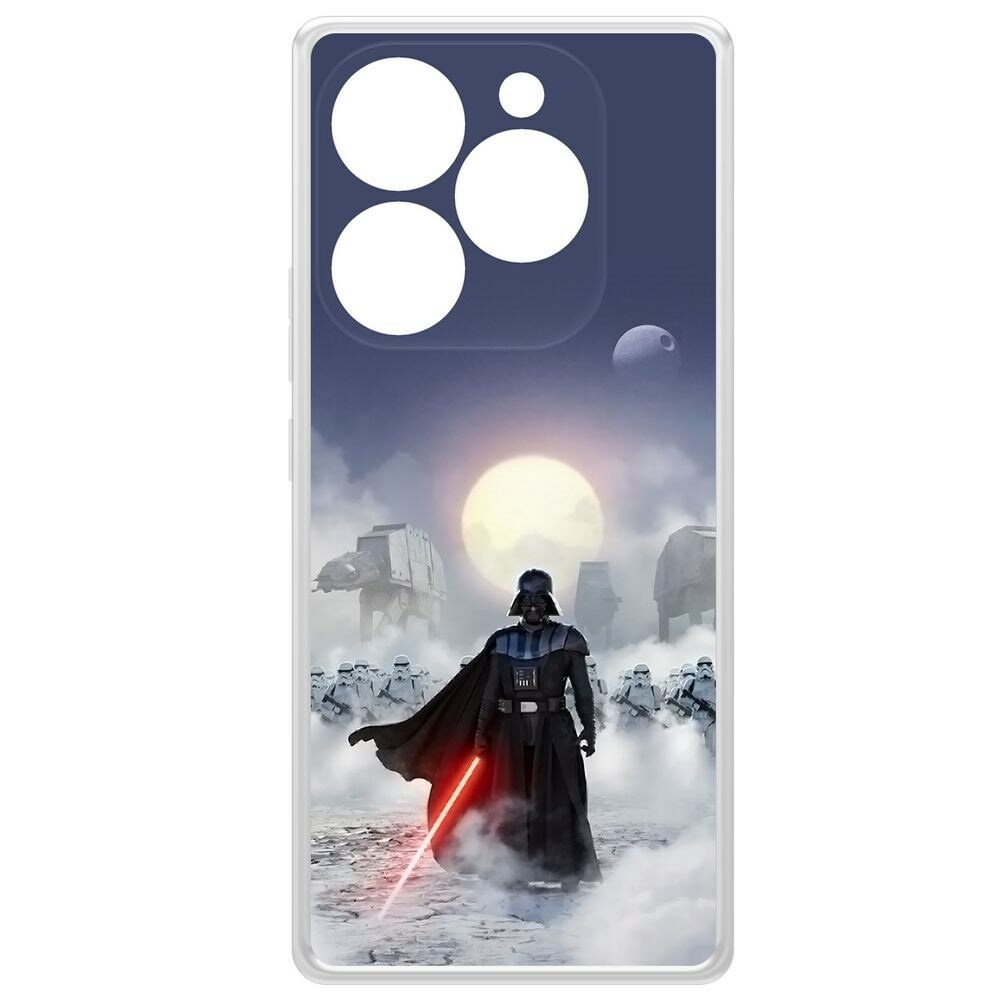 Чехол-накладка Krutoff Clear Case Звездные Войны. Дарт Вейдер для ITEL S23+