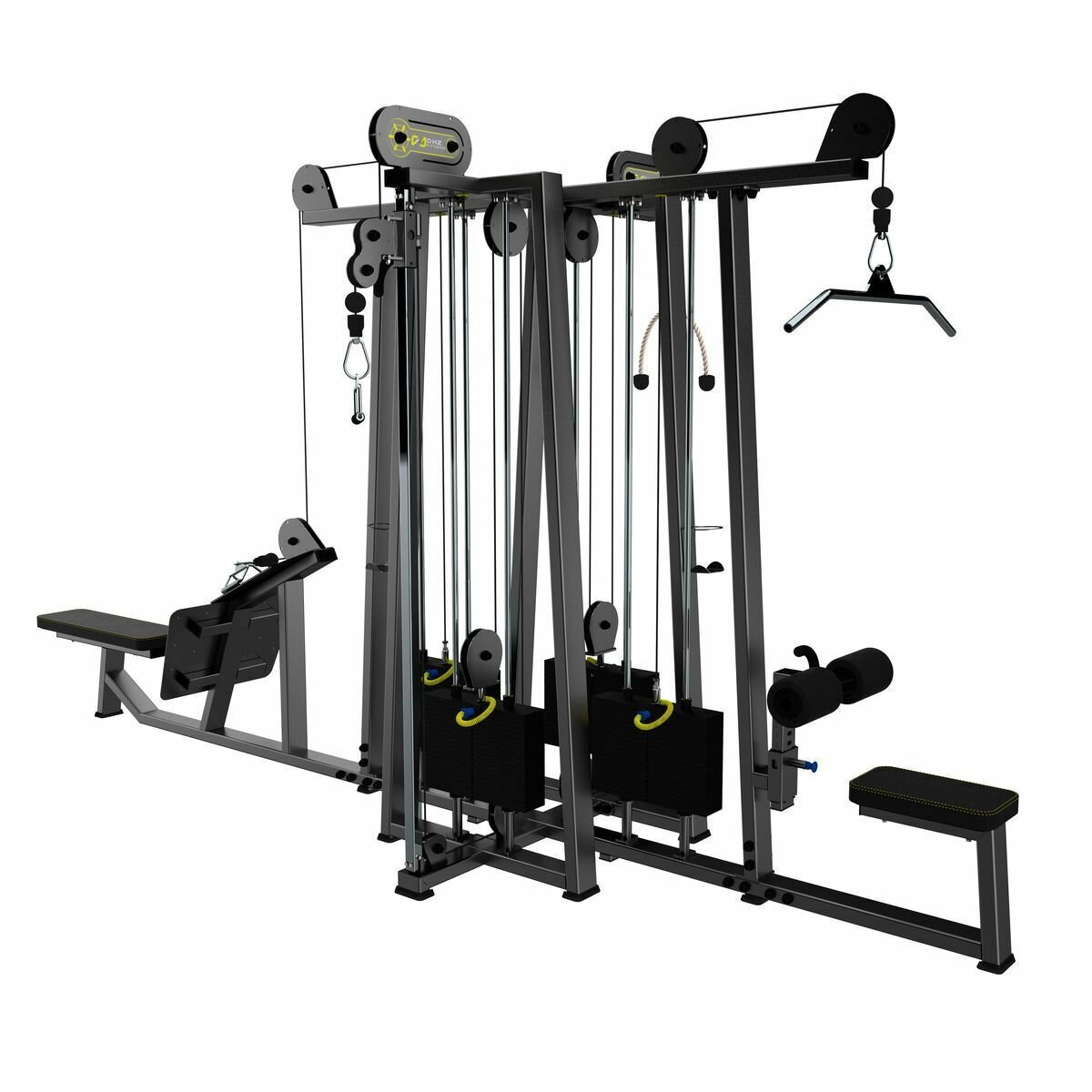 Мультистанция DHZ 4-позиционная, стек 4х100 кг (Multistation) A-30644